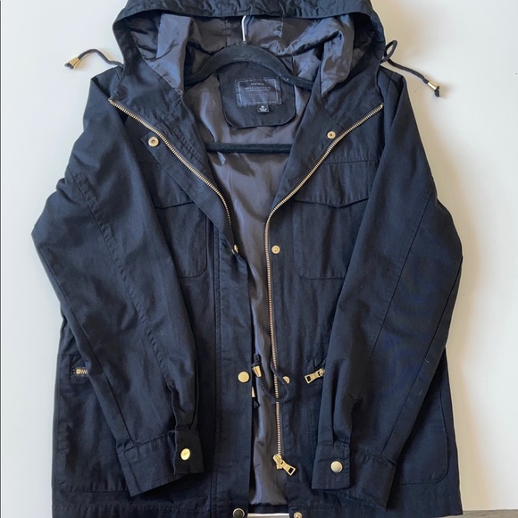 Jackets & Coats | Hooded Parka Jacket With Draw String Waist | Poshmark